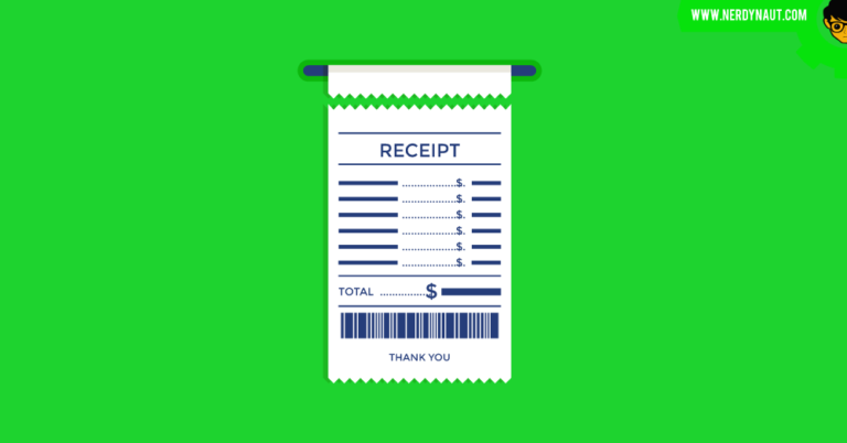 4 Tips for Using Electronic Receipt Templates and Solutions - Nerdynaut