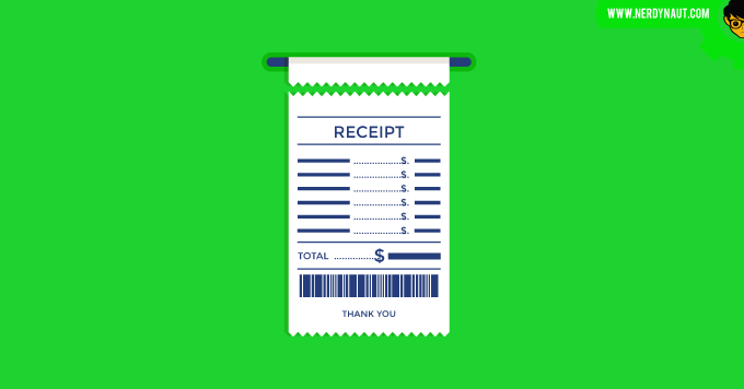 4 Tips for Using Electronic Receipt Templates and Solutions - Nerdynaut